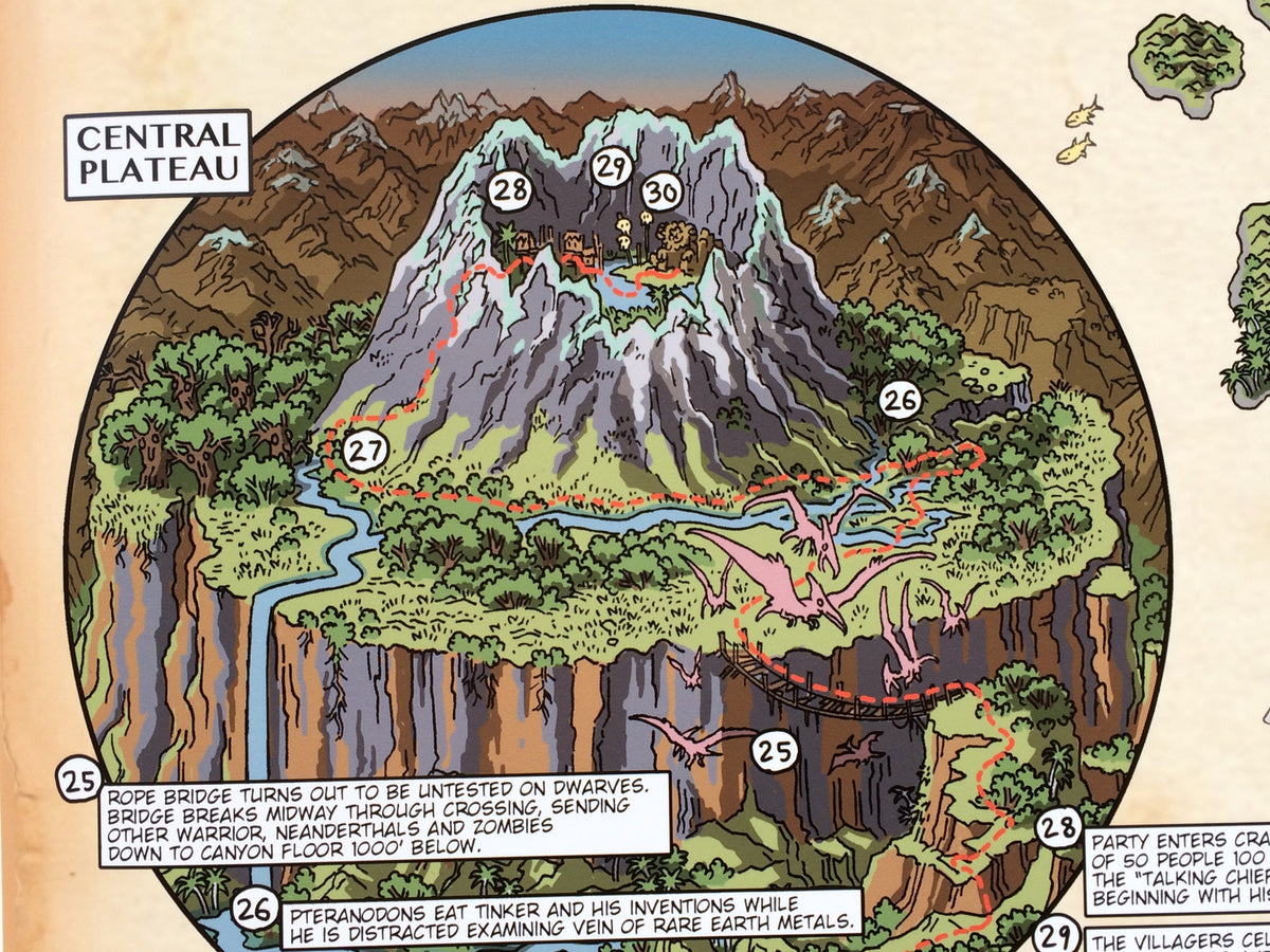 Isle of Dread Walkthrough Map Print – Mock Man Press