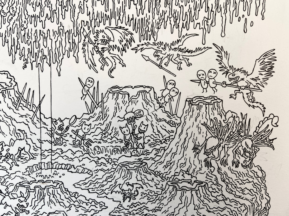 Nine Hells (Descent into Avernus) Original Art – Mock Man Press