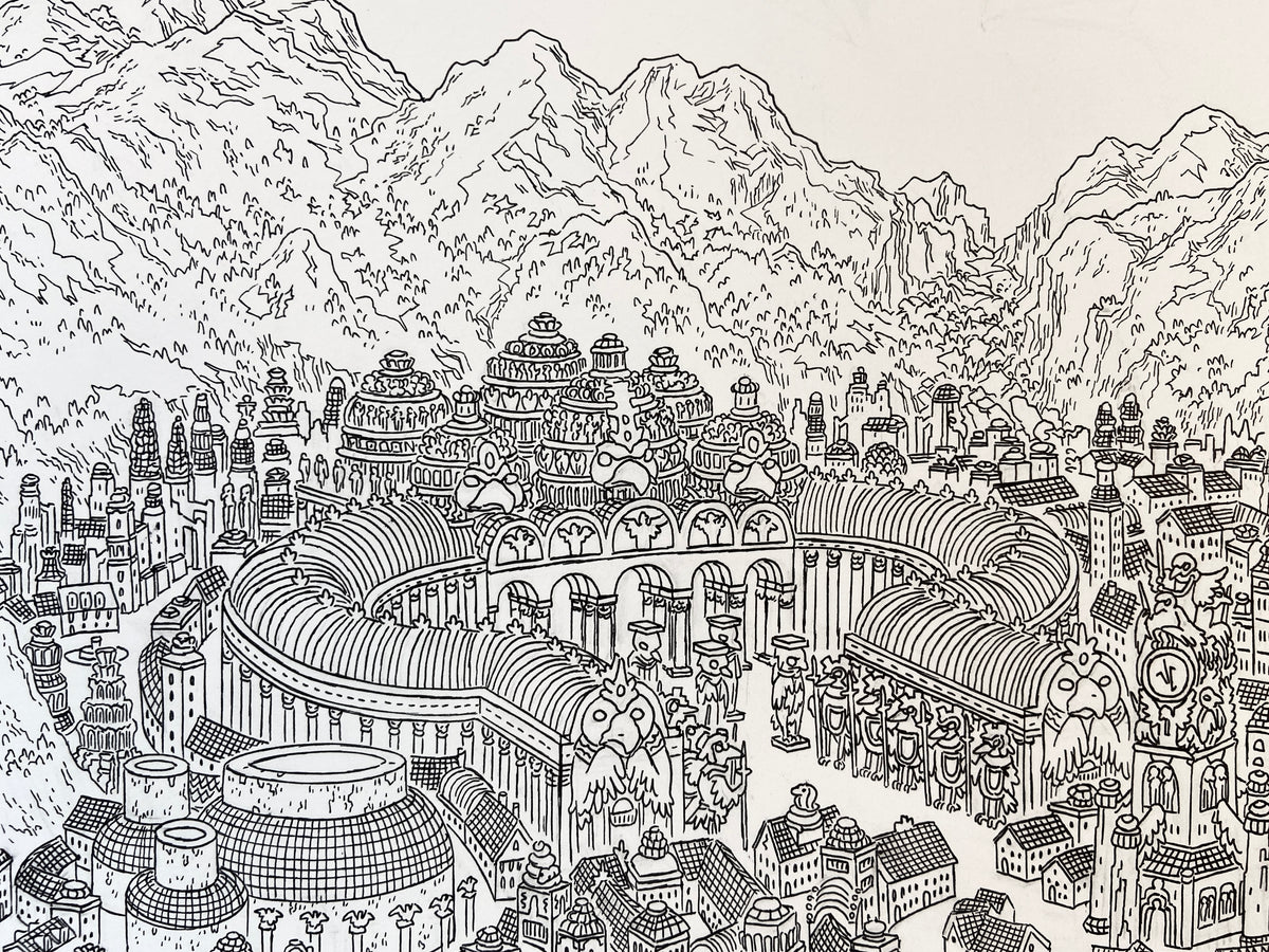 Daoine Gloine (Lost Laboratory of Kwalish) Original Art – Mock Man Press